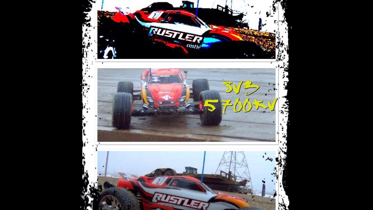 RC Overdose-Rustler SideWinder3 Snow Rampage(5700Kv Castle Brushless ...