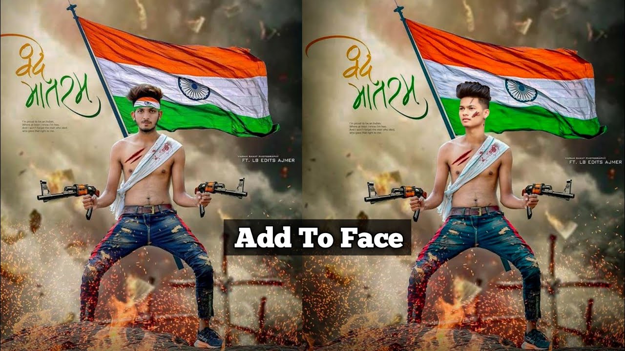 Independence Day Photo Editing | PicsArt 15 August photo editing ...