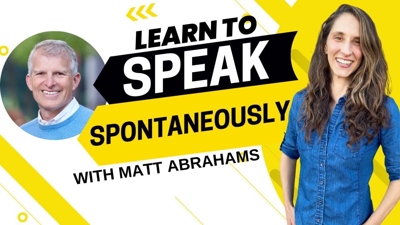 2064 - How Structure and Strategies Help You Speak Spontaneously with Matt Abrahams - YouTube