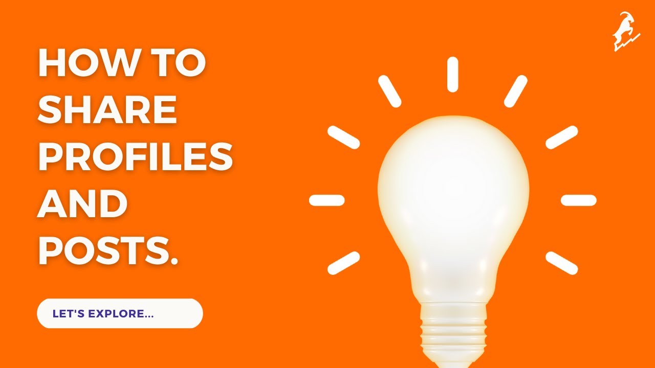 HOW TO… 📲 𝐬𝐡𝐚𝐫𝐞 𝐩𝐨𝐬𝐭𝐬 𝐚𝐧𝐝 𝐩𝐫𝐨𝐟𝐢𝐥𝐞𝐬📲 - YouTube