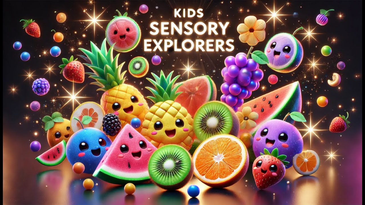 Hey Fun Journey Sensory🌈🎅 - Dancing Fruit! - Dance Party - YouTube