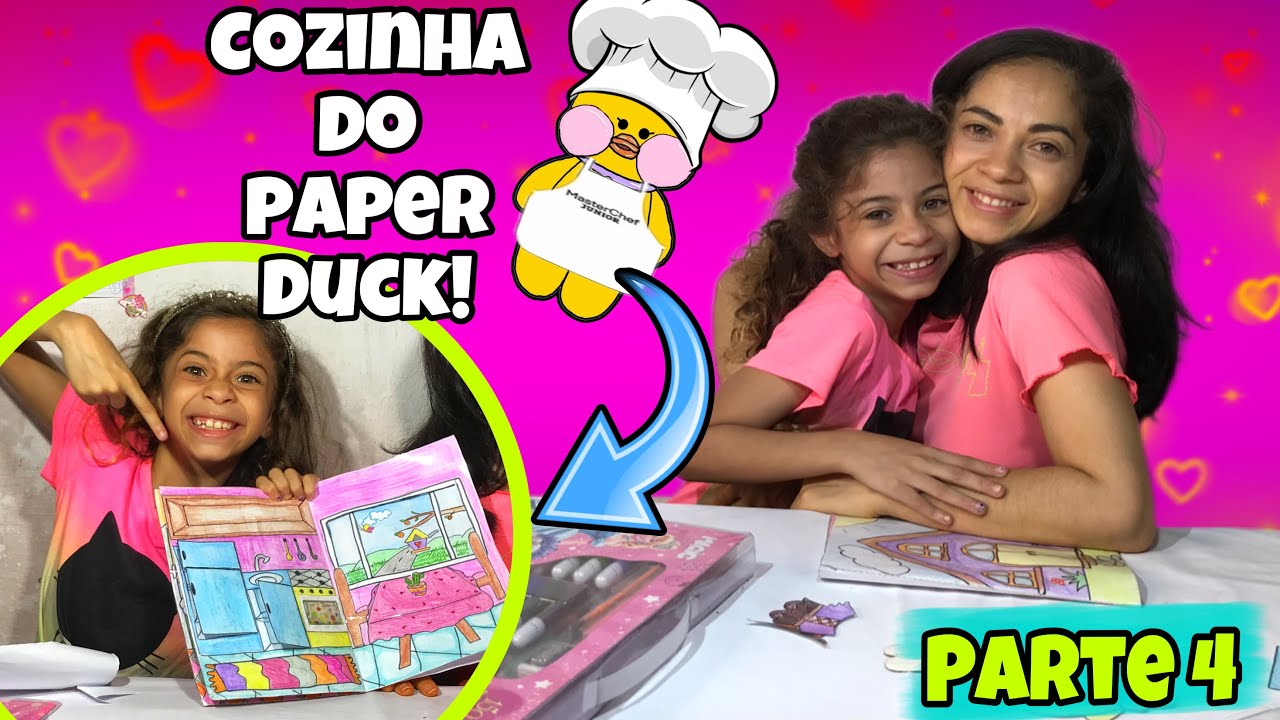 COMO FAZER COZINHA DO PAPER DUCK PATO VIRAL DO TIKTOK! - YouTube