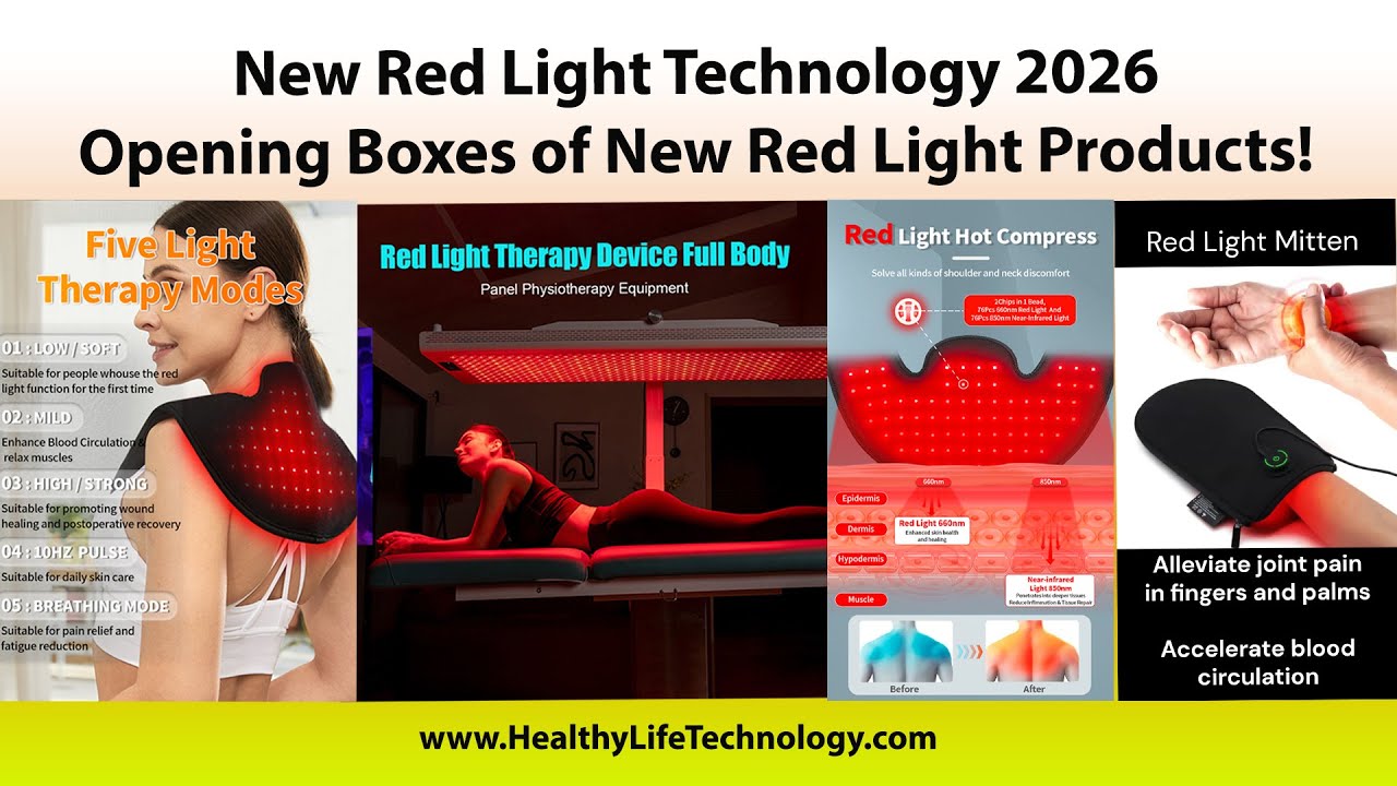 Top Red Light Technology 2026! Unboxing of New Red Light Products! # ...