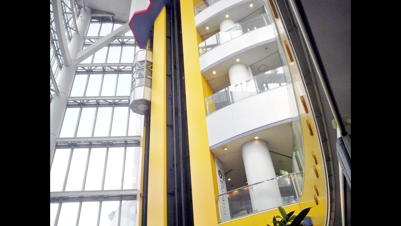 シースルーカプセルエレベーター 大阪南港ATC オズ南館 Crystal elevator no.2 - YouTube