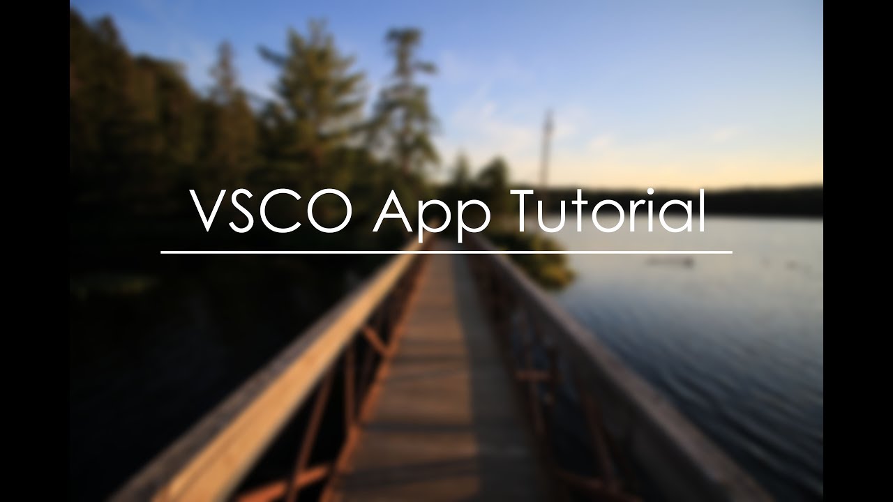 VSCO Cam App Review - YouTube
