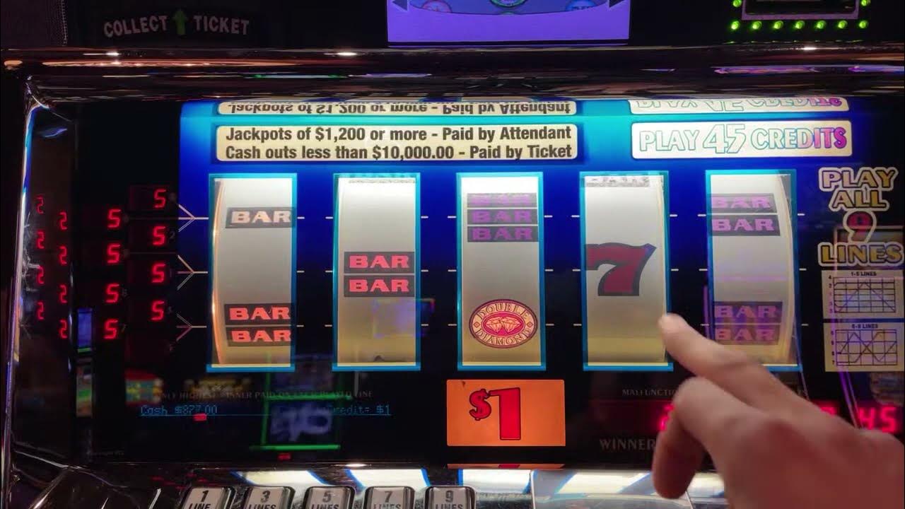 10,000 Subscriber High Limit Live Slot Machine Play - Double Diamond 5 ...