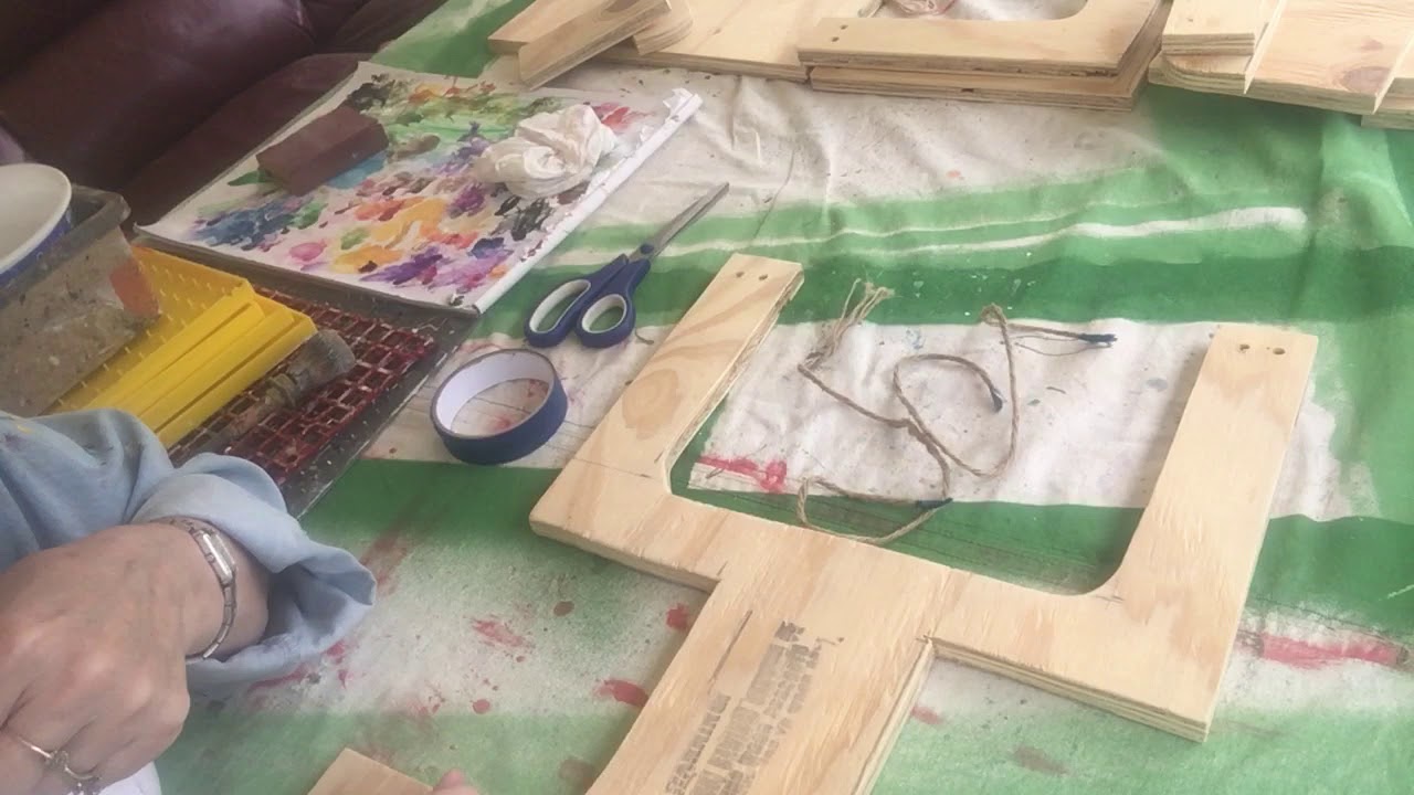 Thread jute quick and easy - YouTube