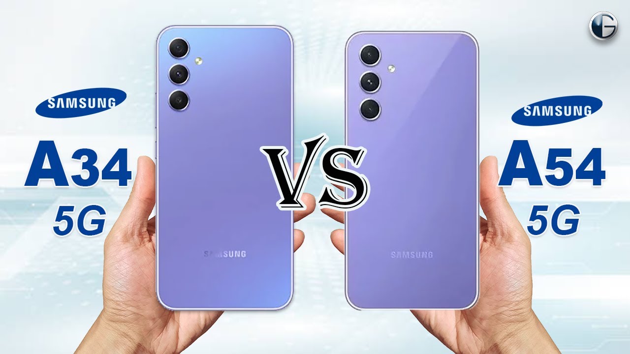 SAMSUNG A34 5G vs SAMSUNG A54 5G || Full Specs Comparison - YouTube
