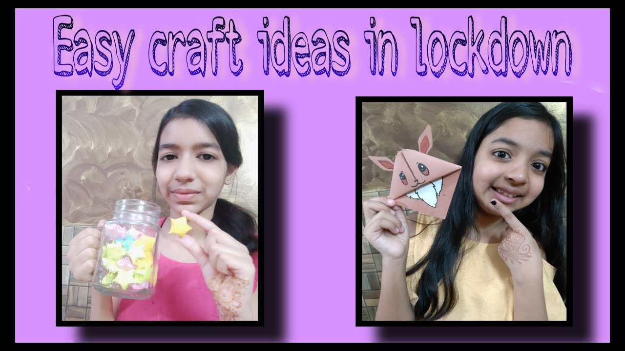 Craft Ideas in Lockdown - YouTube