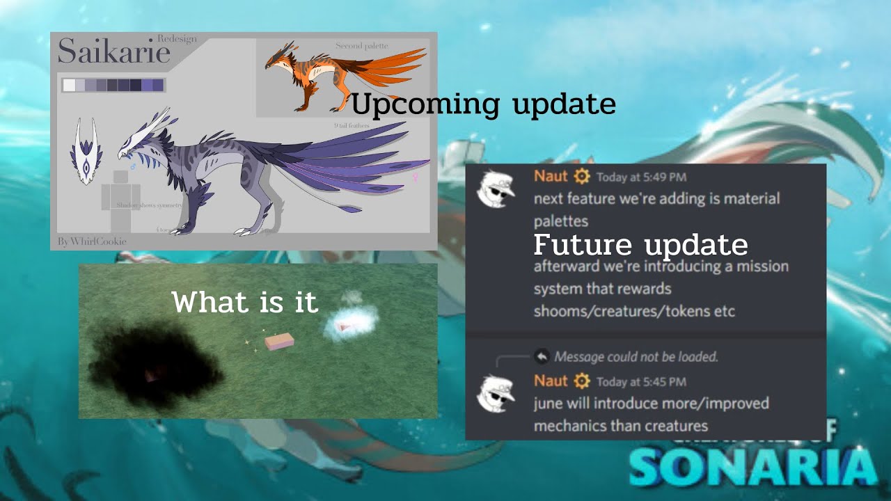 Upcoming update and Future update leaked | Creature of Sonaria - YouTube