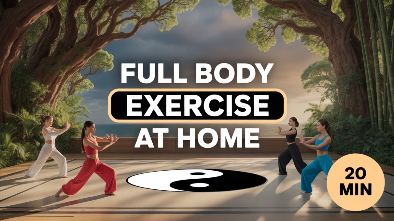20-Min Ancient Chinese Full Body Exercise at Home | Stress Reset ...
