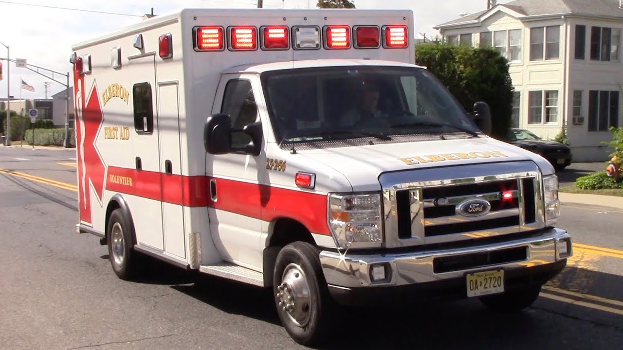 Long Branch Elberon First Aid Squad Ambulance 25-2-56 MONOC ALS Unit ...