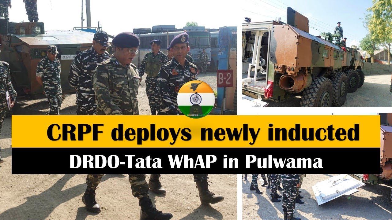 #breakingnews CRPF deploys newly inducted DRDO WhAP at Pulwama - YouTube