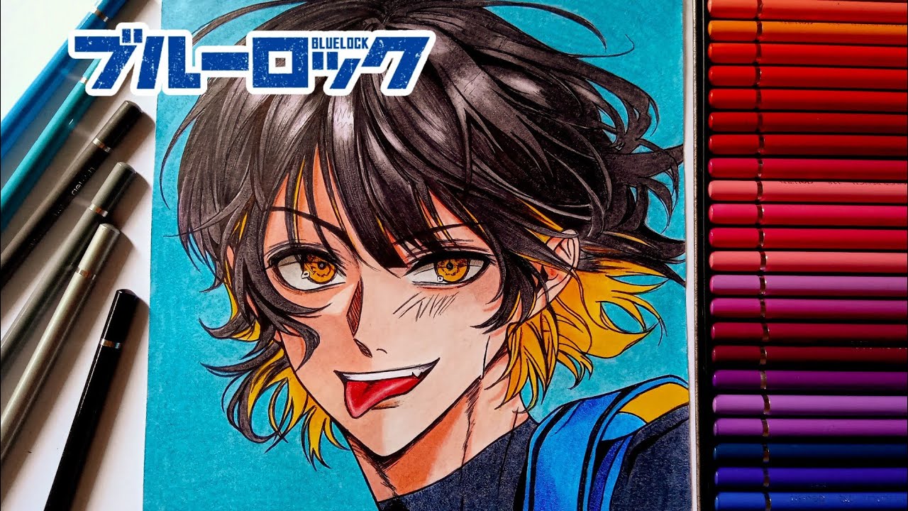 SPEED COLORING Bachira Meguru || Anime Blue Lock ⚽ - YouTube