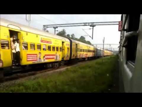 Trivandrum Mail, Trolled by Venad Express - YouTube