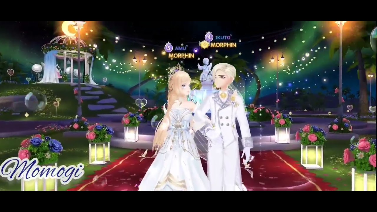 romance moment in game idol party with couple - YouTube