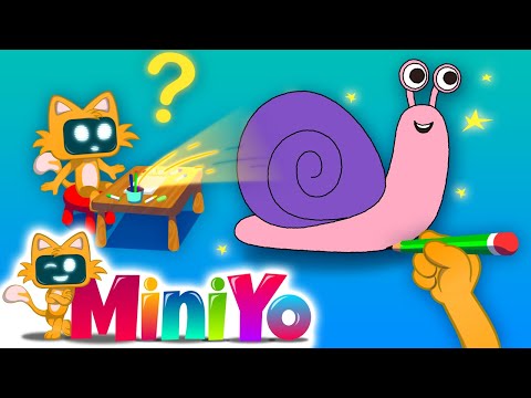 Canlanan Resim Defteri | Salyangoz Çizimi | + Salyangoz Şarkısı