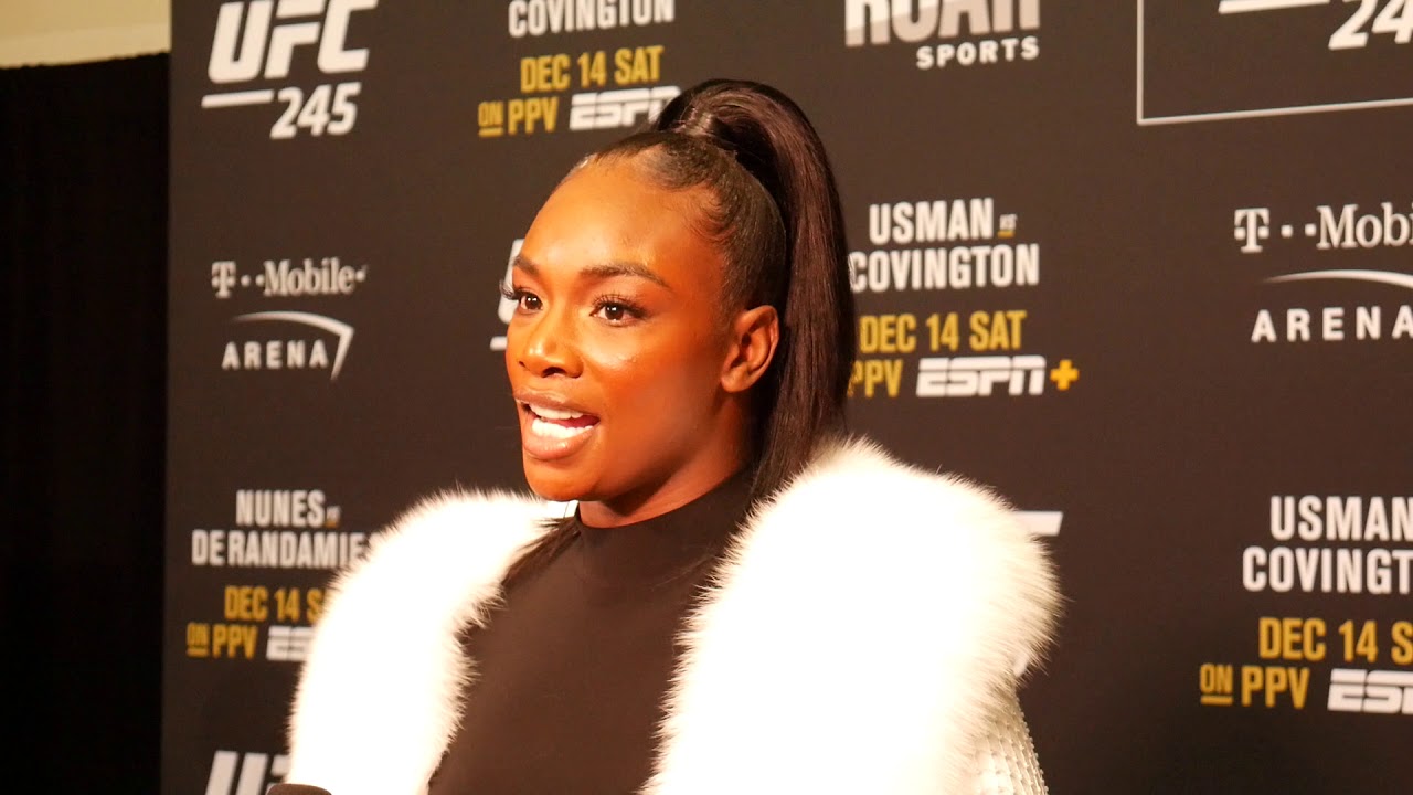 Clarissa Shields UFC 245 Media Scrum - YouTube