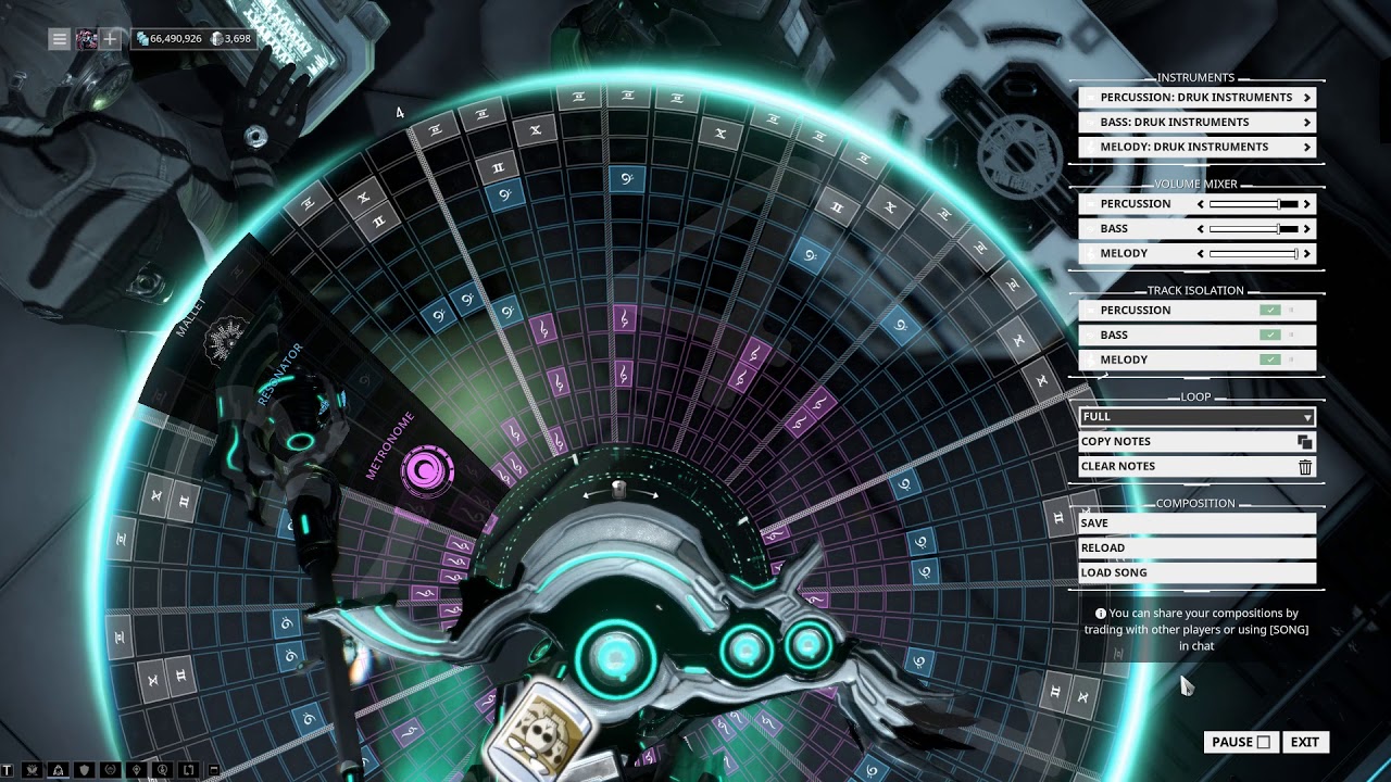 Warframe Mandachord: Mechanical Rhythm (Xenoblade Chronicles) - YouTube