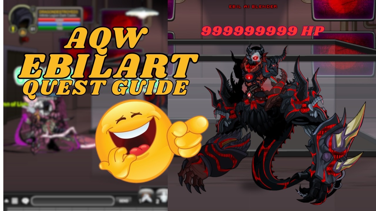 AQW Art-ificially Ebil Creator Charpage Badge - YouTube