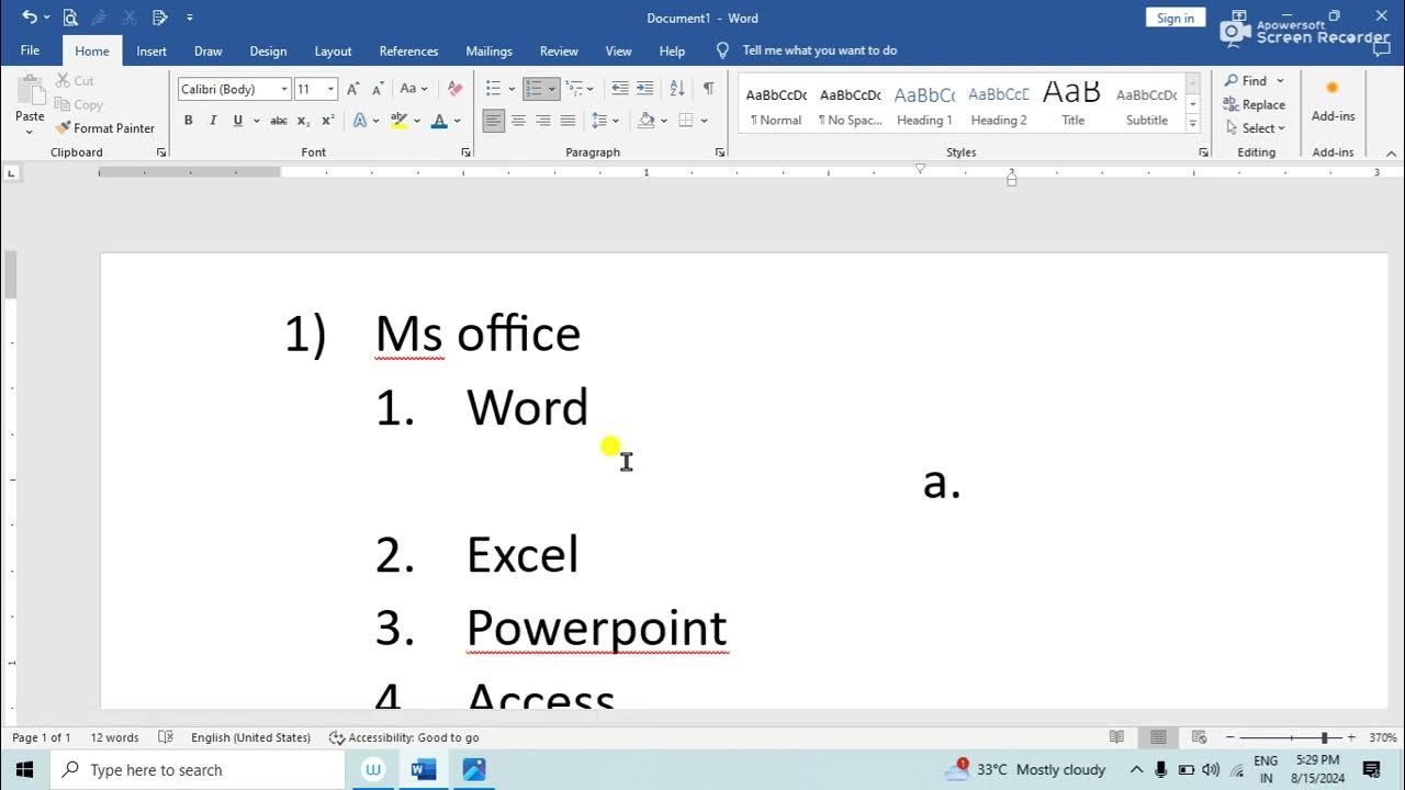 Everything You Need to Know About Paragraph group in ms word - YouTube
