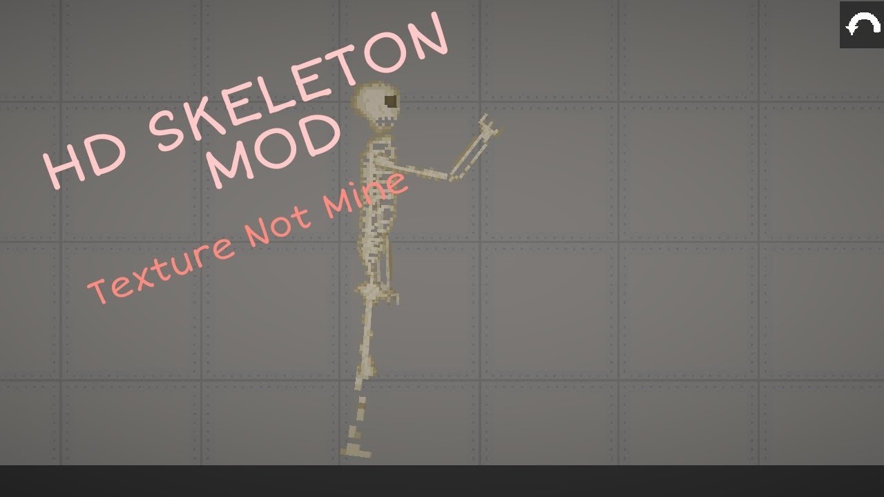 HD SKELETON Mod|Melon Playground 💀 - YouTube