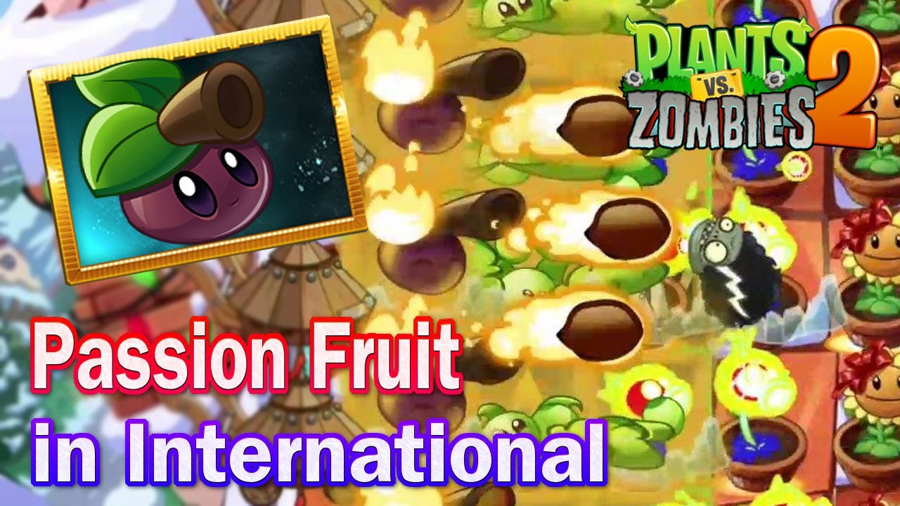 Pvz 2 10.3.1 - New Plants Passion Fruit & RoofXmas Lawn in Plants vs ...