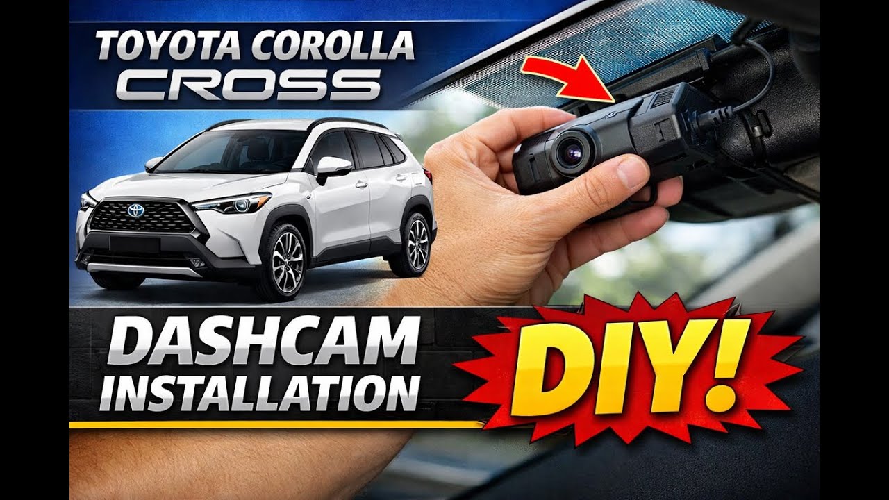 Toyota Corolla Cross DIY Dashcam Installation - YouTube