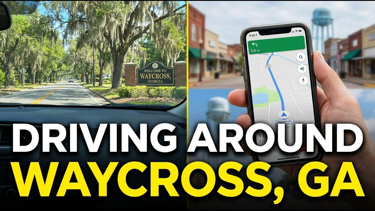 Driving around Waycross, Georgia - YouTube