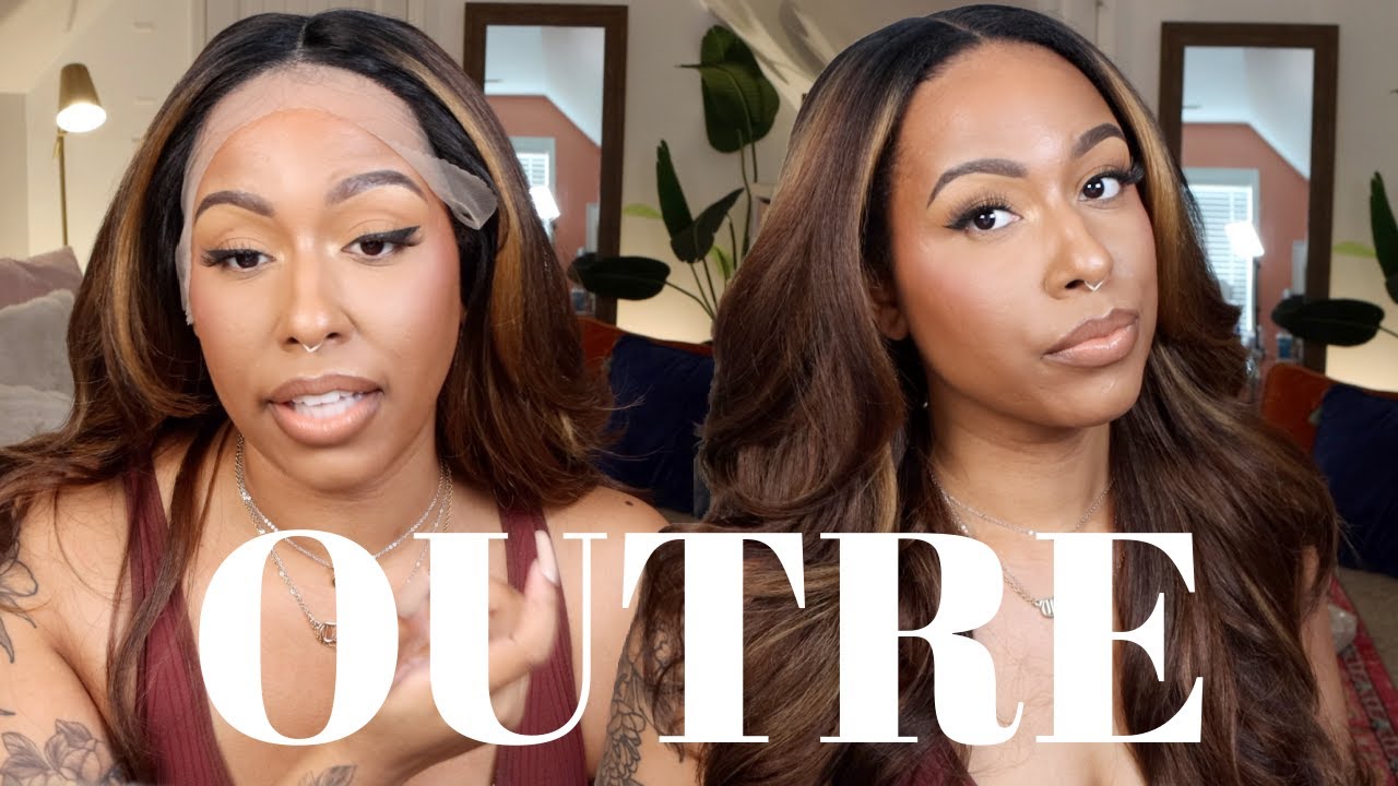 HOW TO WEAR A WIG BEHIND YOUR HAIRLINE! | Ft. OUTRE TALHA | DR BROWN ...