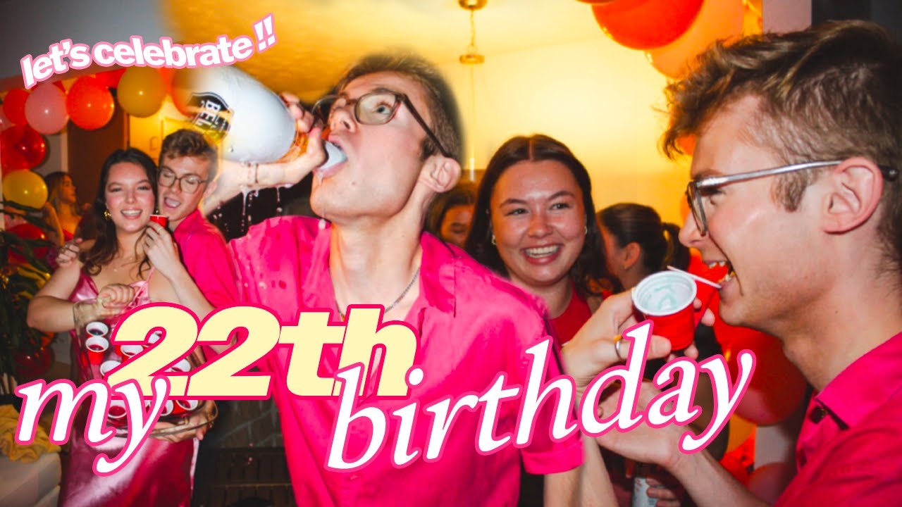 My 22 birthday, skincare routine, journées à l'uni & night out. - YouTube