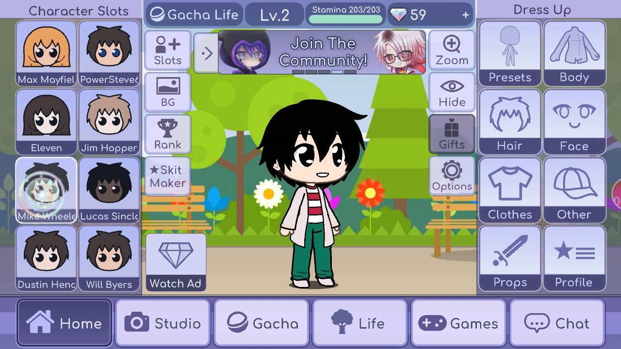 all my stranger things season 1 characters gacha life - YouTube