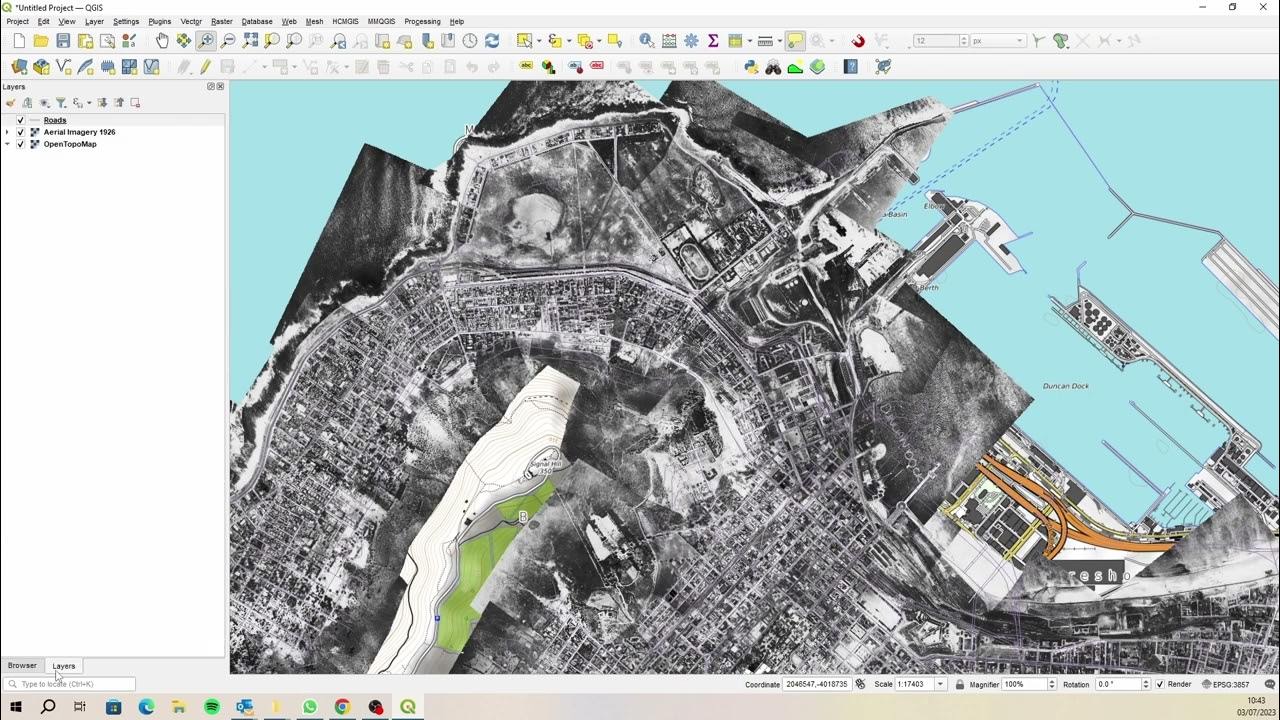 QGIS - Connecting to a Web Map Service (WMS) - YouTube