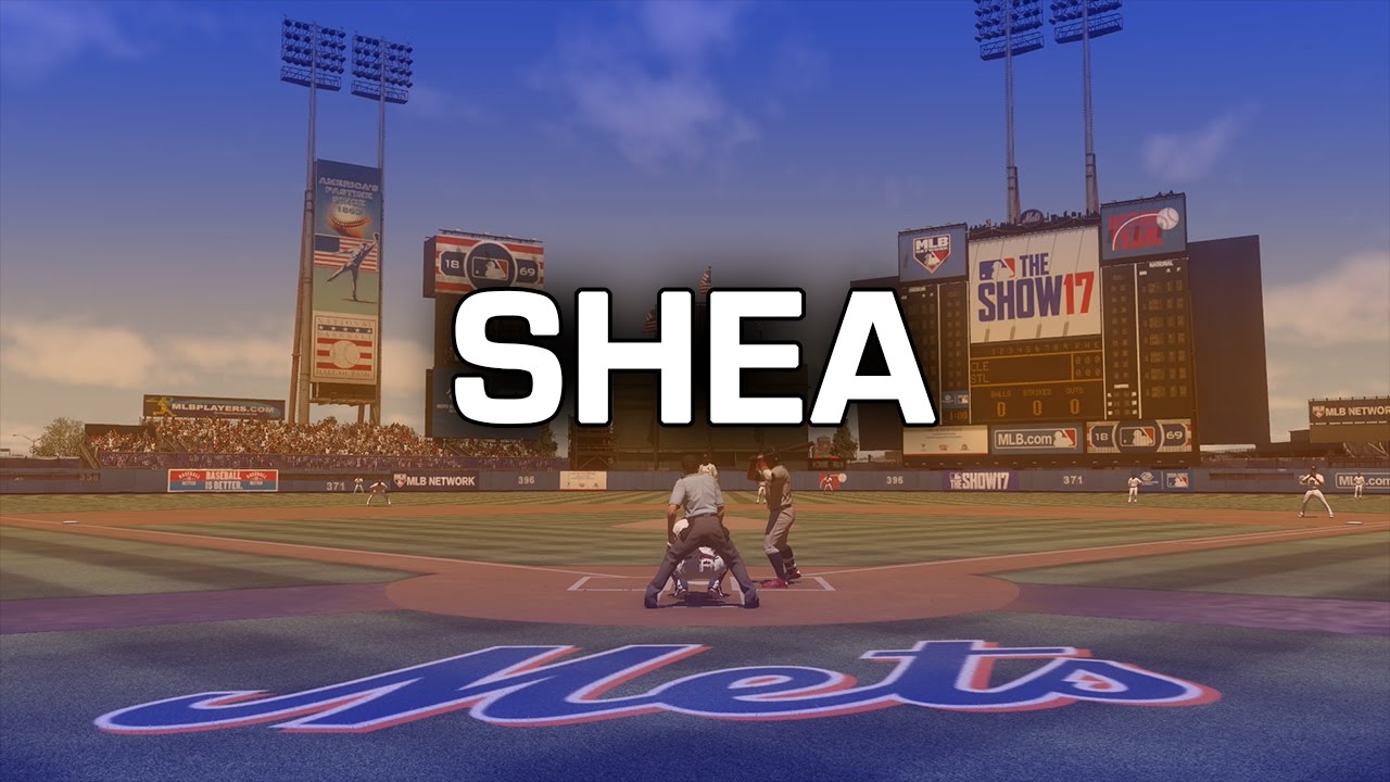 Touring SHEA Stadium in MLB The Show 17 - YouTube