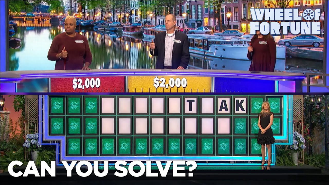 Can You Solve This Puzzle as Fast as Mike? | Wheel of Fortune - YouTube