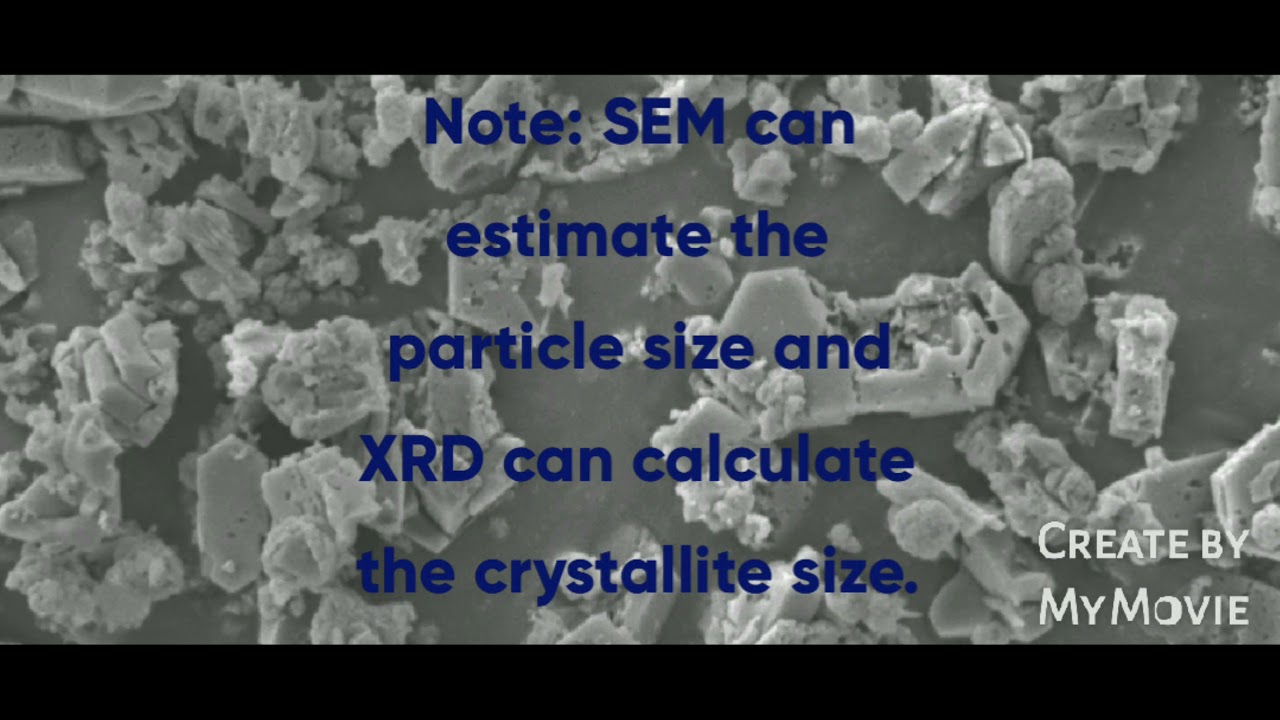 SEM vs XRD - YouTube