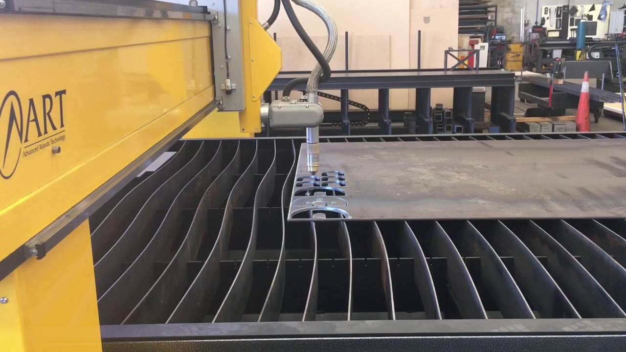 5 Axis Full Bevel Plasma from ART - YouTube