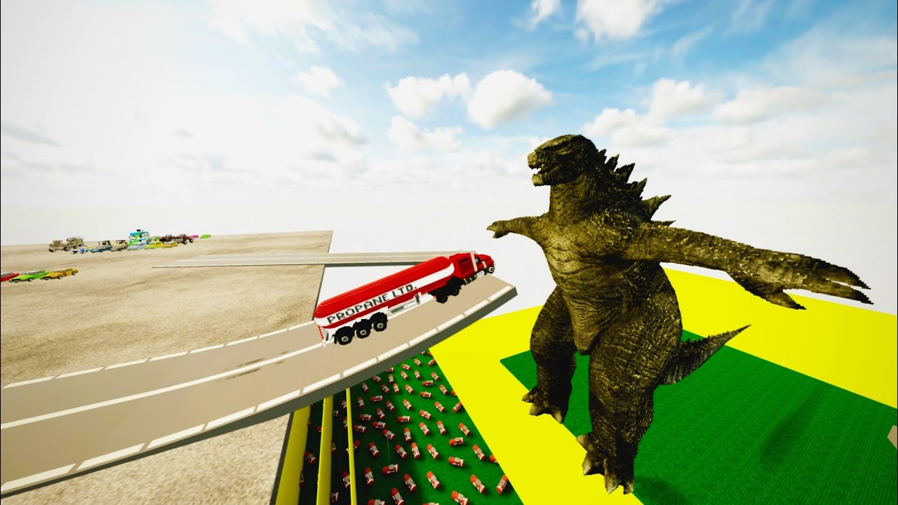 Cars vs Godzilla | Teardown - YouTube