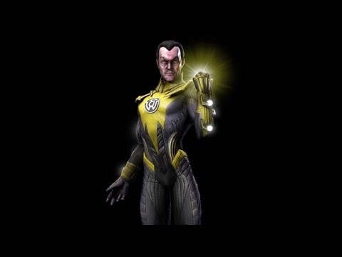 Injustice Gods Among Us | Sinestro - All skins, Intro, Super Move ...