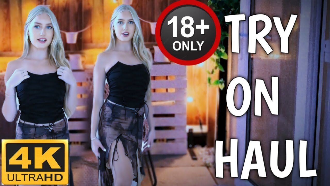 [4K] Fishnet lingerie transparent clothes Try-On Haul | sheer lingerie ...