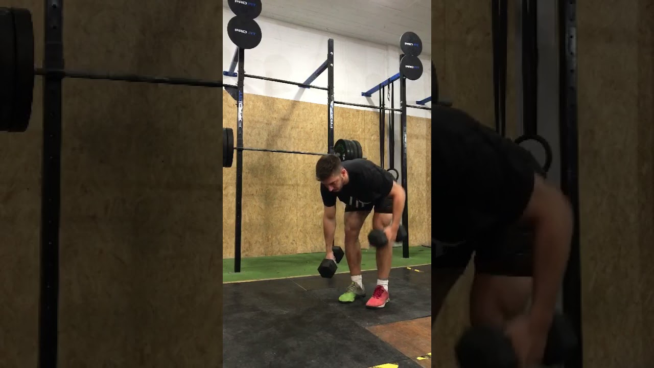 Kb/Db Alternating Bent Over Row - YouTube