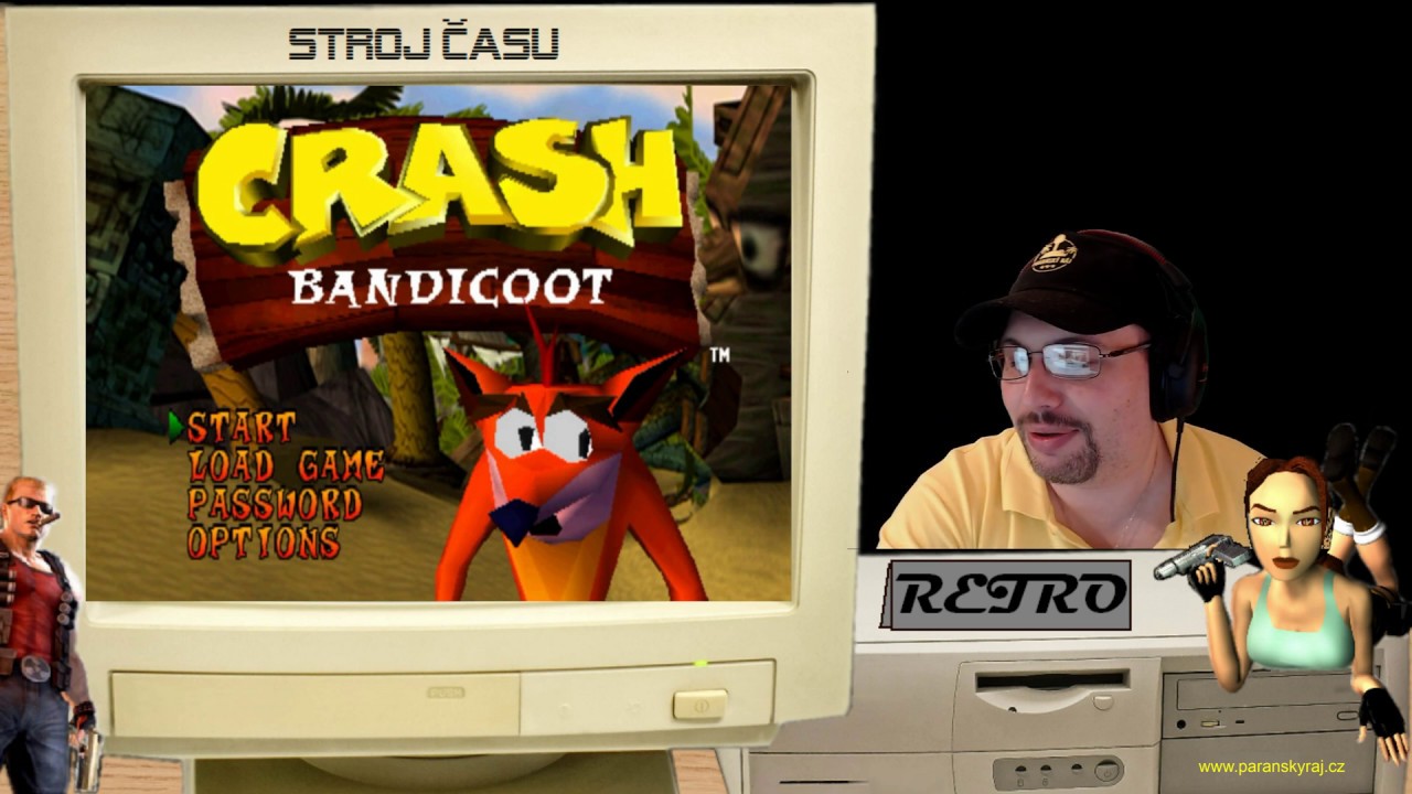 Stroj času - Retro: Crash Bandicoot | 1996 - PS1 | Gameplay | CZ ...