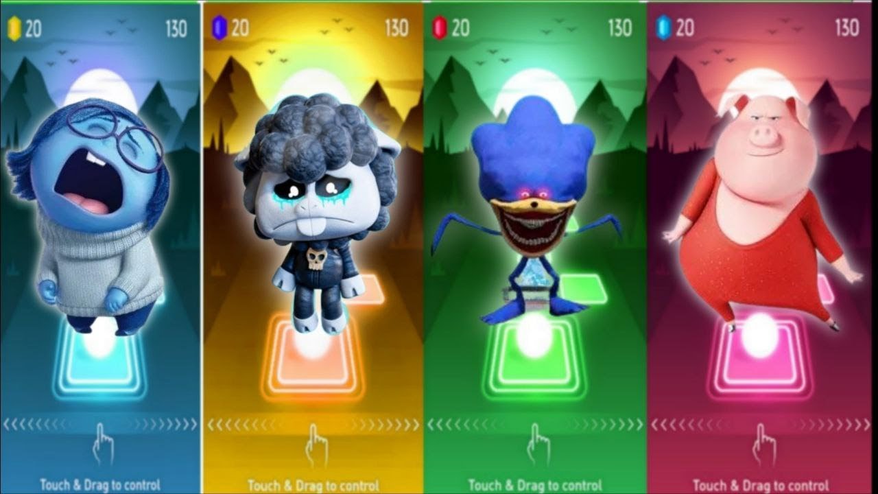 Inside Out2🆚Smiling Critters🆚Shin Sonic🆚Illumination's Sing Thriller ...