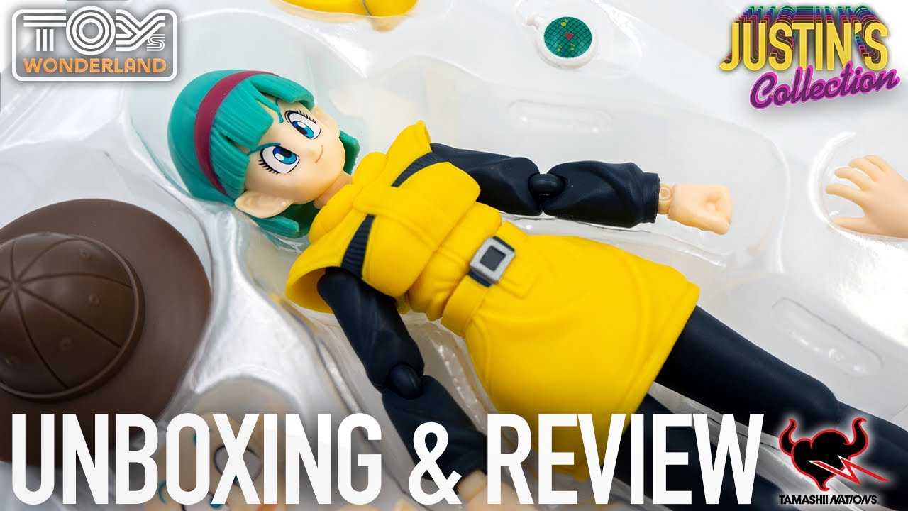 Dragon Ball Z Bulma Journey To Planet Namek S.H.Figuarts Unboxing ...
