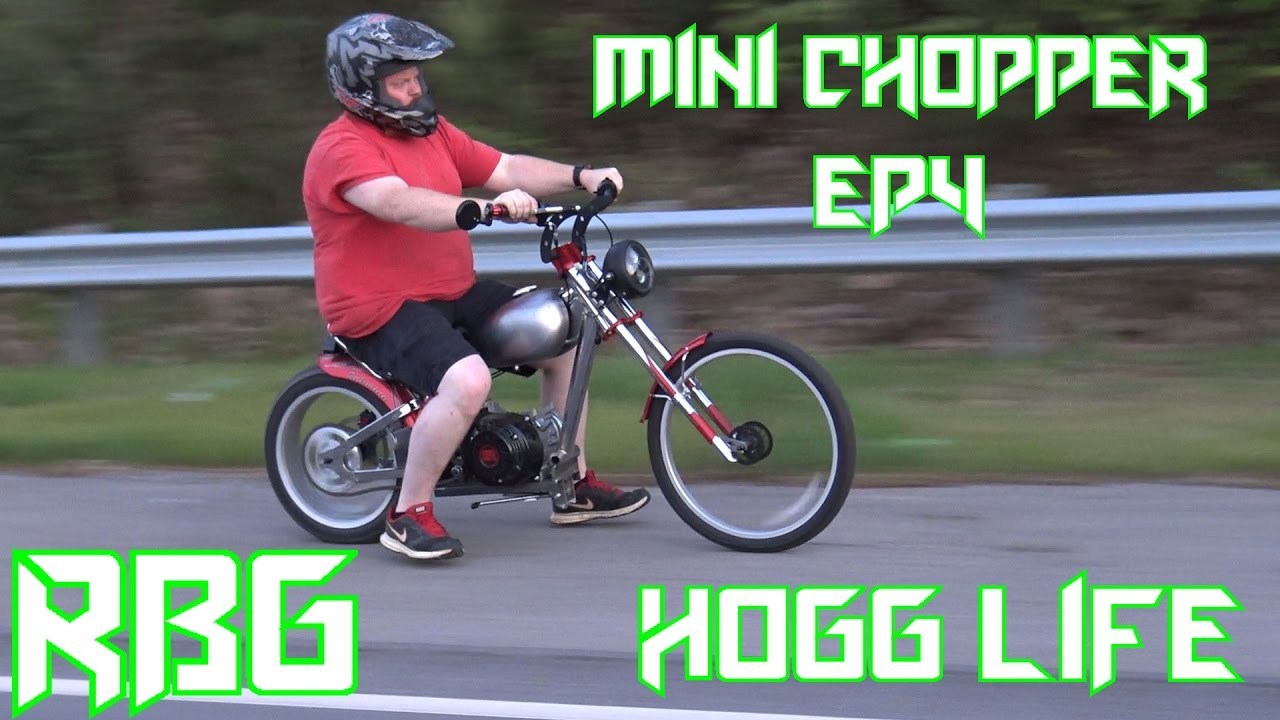 Mini Chopper Build Ep 4 - Maiden Voyage - YouTube