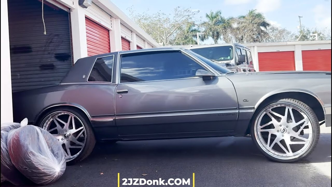 Taking 26" Wheels on a Chevy Monte Carlo LS - YouTube