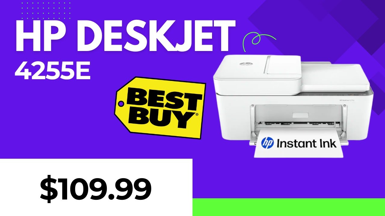 HP DeskJet 4255e Wireless AI-Enabled All-in-One Inkjet Printer | Full ...