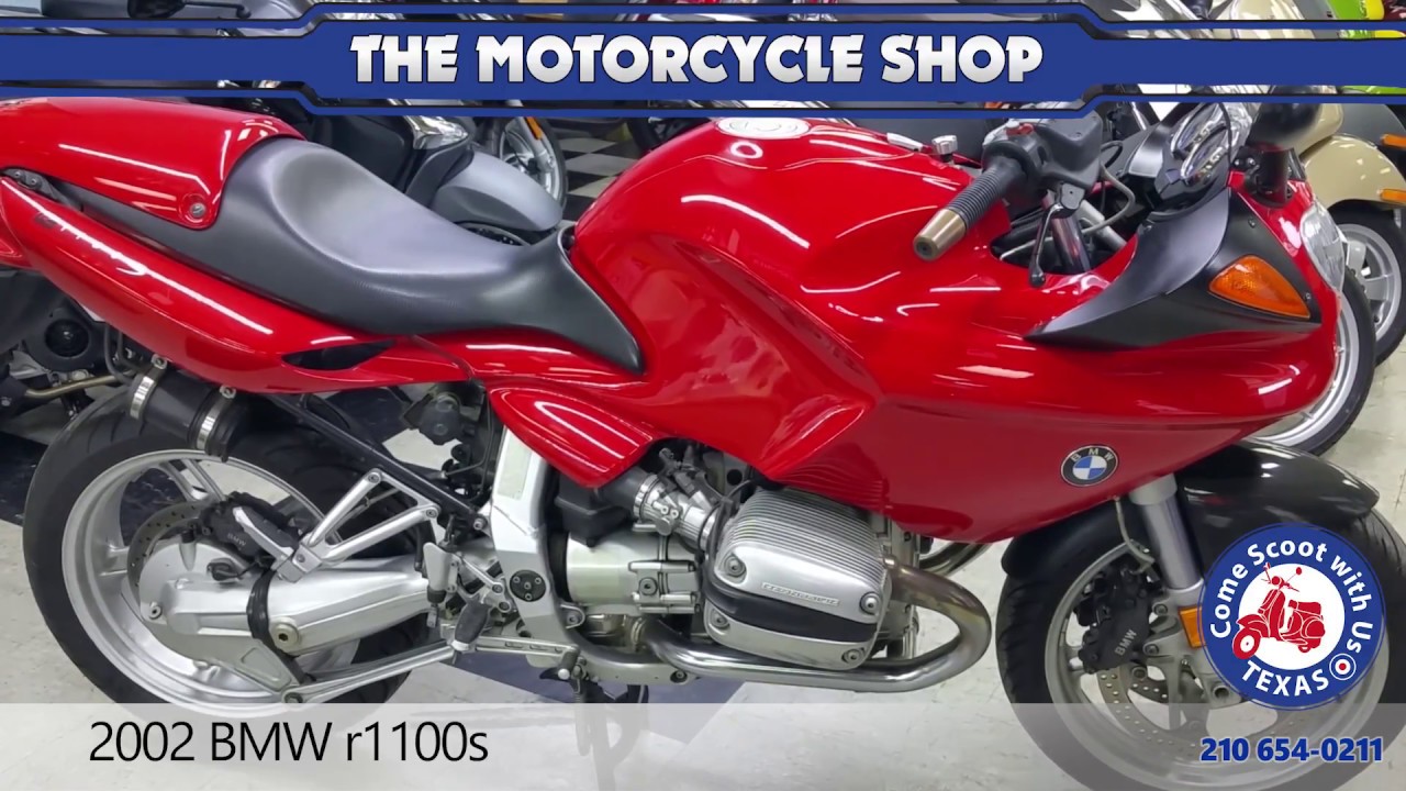 2002 bmw r1100s red used motorcycle - YouTube