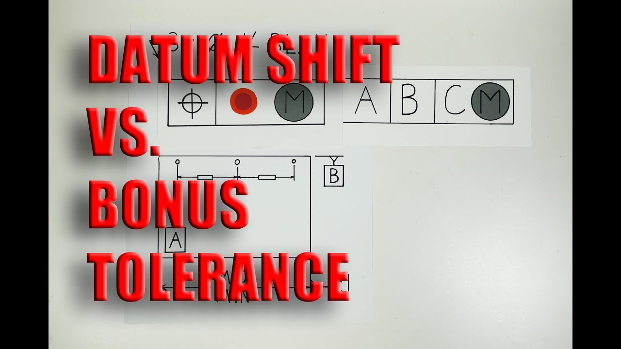 GD&T Datum Shift vs. Bonus Tolerance Lesson 15 - NO MATH - YouTube