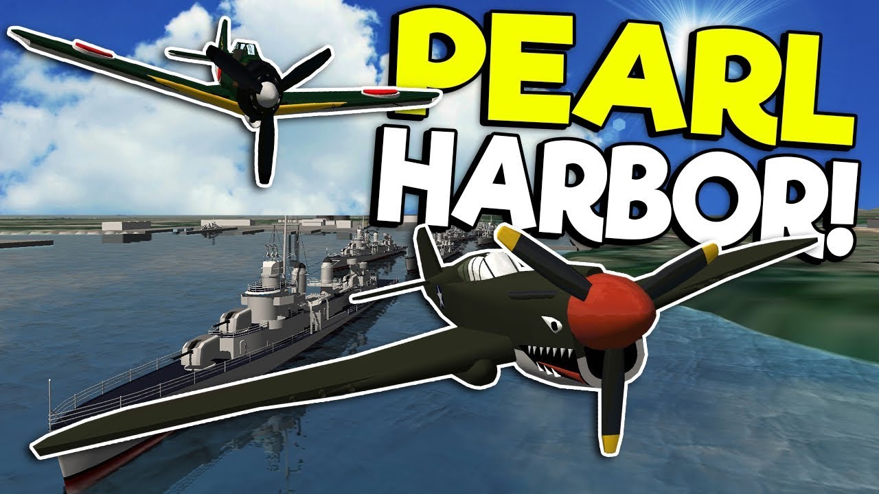 SINKING SHIPS & DOGFIGHT IN PEARL HARBOR! - Simple Plane Gameplay - WW2 ...